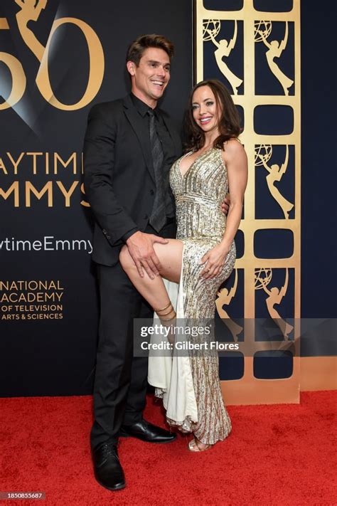 Mark Grossman And Carissa Carrillo At The 50th Annual Daytime Emmy News Photo Getty Images
