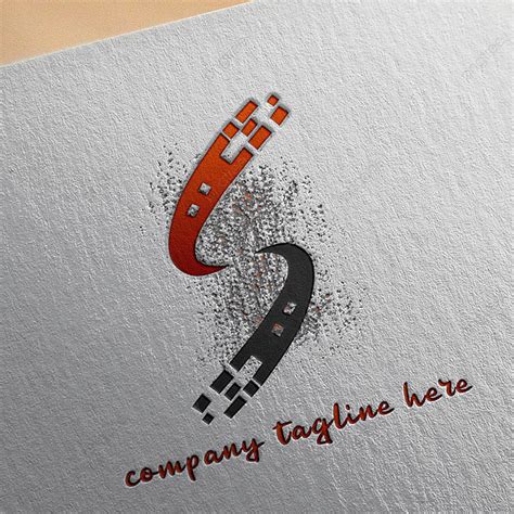 S徽標簡單而獨特 S字母徽標 車標 簡約logo素材圖案，psd和png圖片免費下載