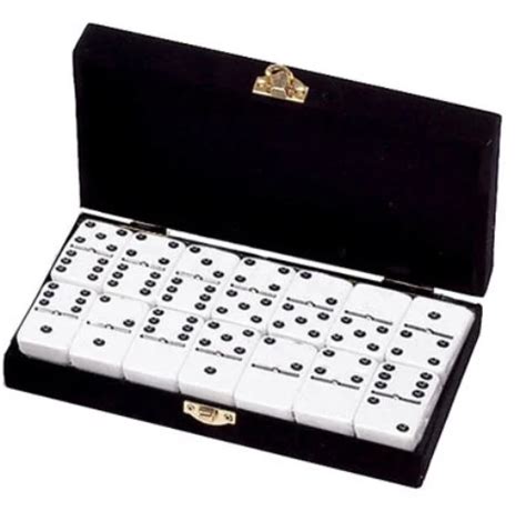 Dominoes Double Six White