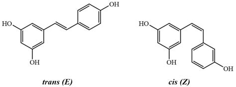 Structures Of Trans And Cis Resveratrol Download Scientific Diagram