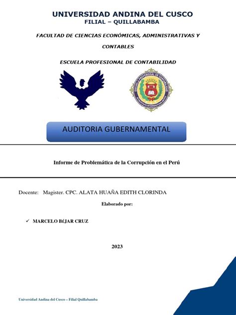 La Corrupcion En El Perú Descargar Gratis Pdf Corrupción Política