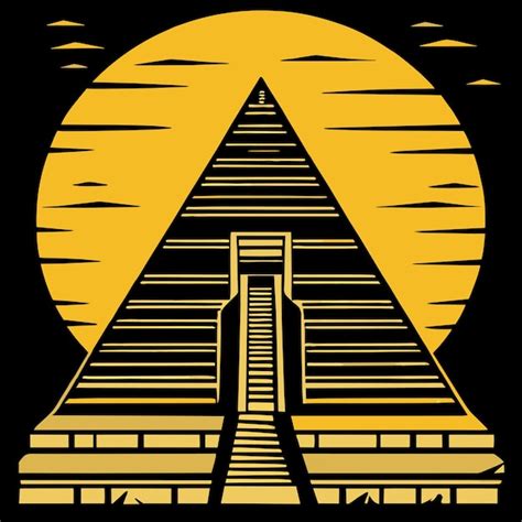 Premium Vector Pyramid Vector Illustration