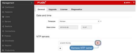 Date And Time — Fudo Pam 50 System Documentation