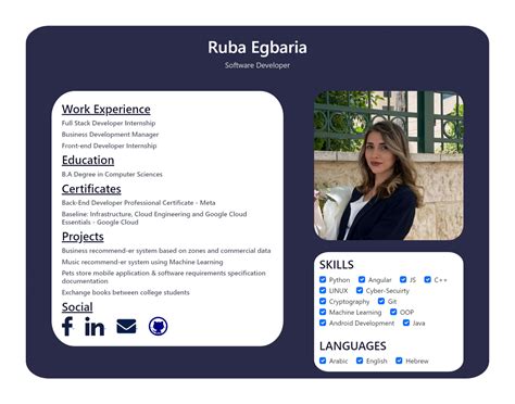 Github Rubaegbaria Portfolio Simple Code Using Css Html Bootstrap
