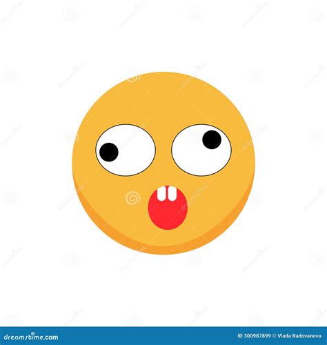 Puzzled Emoticon Cartoon Emoji Stock Illustration Illustration Of