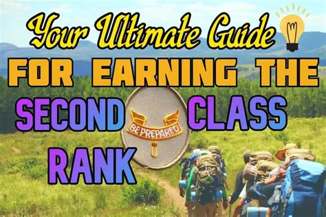 Earning Second Class Rank⚜️ A Scouts Ultimate Guide In 2025
