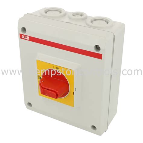 ABB OTP25BA4M ABB ENCLOSED SWITCH DISCONNECTOR ROTARY HANDLE 9KW 4