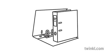 sym lever arch file bw twinkl
