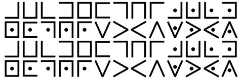 Pigpen Cipher Font By Jérémie Dupuis Fontriver