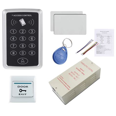 قیمت و خرید دستگاه کنترل تردد کارتی و رمزی کد Rfid 125khz همراه تگ و