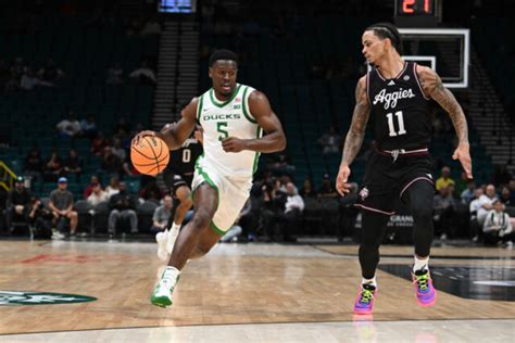 Ducks Rally In Vegas To Beat No 20 Texas Aandm 80 70 At Players Era