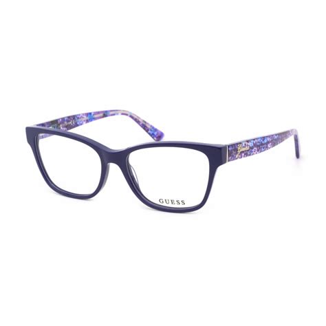 Guess Ladies Blue Cat Eye Eyeglass Frames Gu278109054