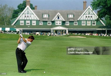 Ian Woosnam Of Wales Hits His Second Shot On The Ninth Hole During A News Photo Getty Images