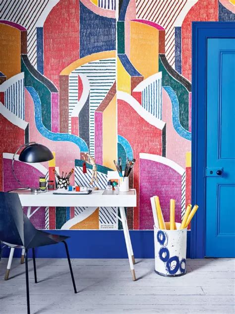 با نقاشی دیوارهای پذیرایی را تزیین کنید مجله خوگر