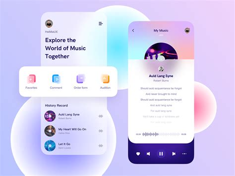 Frosted Glass Ui 02 By Heimaux On Dribbble