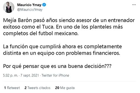 “por Qué Pensar Que Es Buena Decisión” Mauricio Ymay Cuestionó La