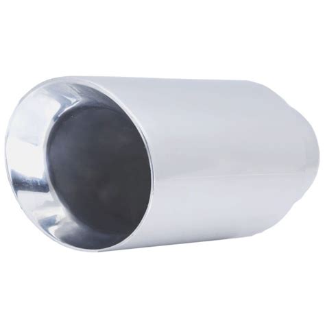 Xforce Ts Aw4 Exhaust Tip 4” Round Double Wall Angle Cut Expandable
