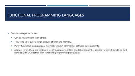 Logical Programming Languages And Functional Programming Languages Pptx