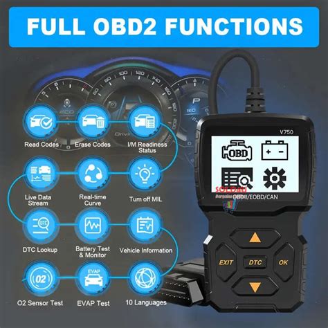 Scanners V750 24 Inch Big Screen Car Fault Detector Code Reader Obd2