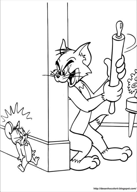 Desenhos Para Colorir Tom E Jerry 9 Desenhos Para Colorir