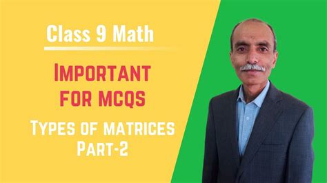 Class 9 Math Chapter 1 Matrices 24 Quadratics Math Chapter