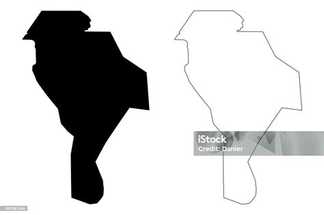 Warrap State Map Vector Illustration Scribble Sketch Warab Map Stock Illustration Download