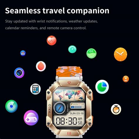 KJZLAESOT Reloj Inteligente Militar Para Hombre Reloj Deportivo Para