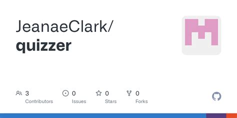 github jeanaeclark quizzer