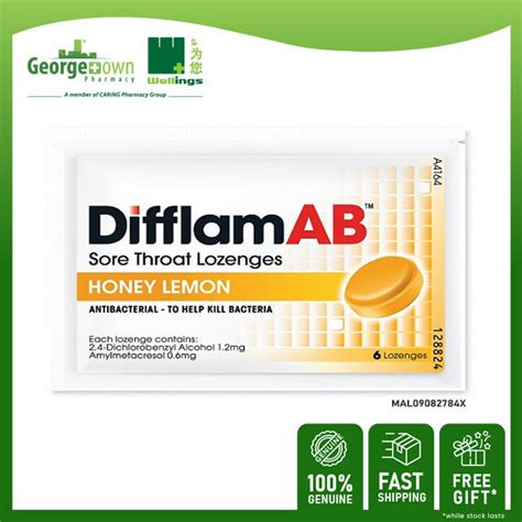 DIFFLAM AB LOZENGES HONEY LEMON S Lazada