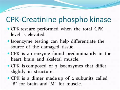 Isoenzymes Of Ldh And Ck Pptx