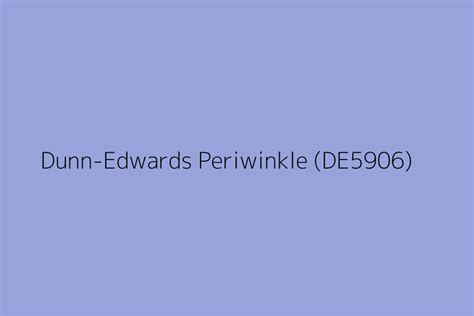 Dunn Edwards Periwinkle DE Color HEX Code