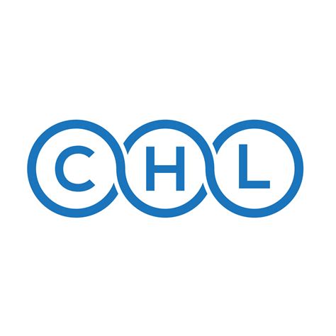 Chl Letter Logo Design On White Background Chl Creative Initials