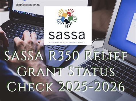 Sassa R350 Relief Grant Status Check 2025 2026 Sassa Grant 2025
