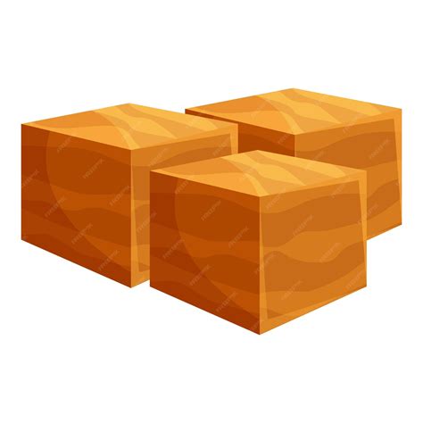 Premium Vector Three Wooden Cubes Forming A Pyramid Shape