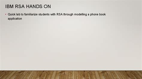 1 Introduction To Ibm Rsa And Uml Modelling