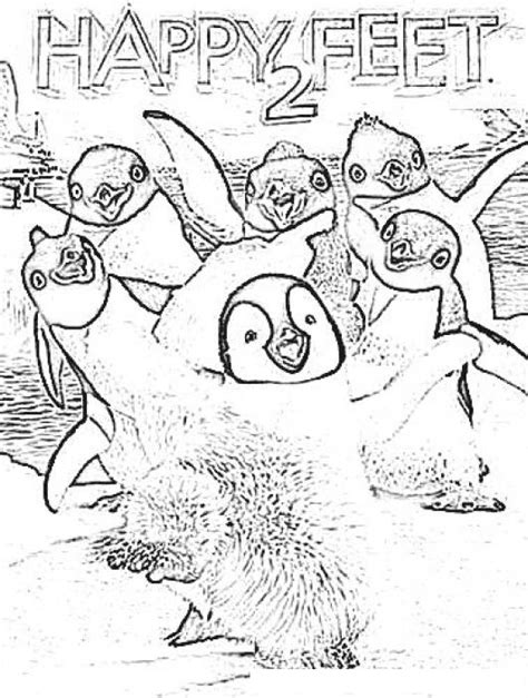 Happy Feet The Movie Coloring Pages 2025