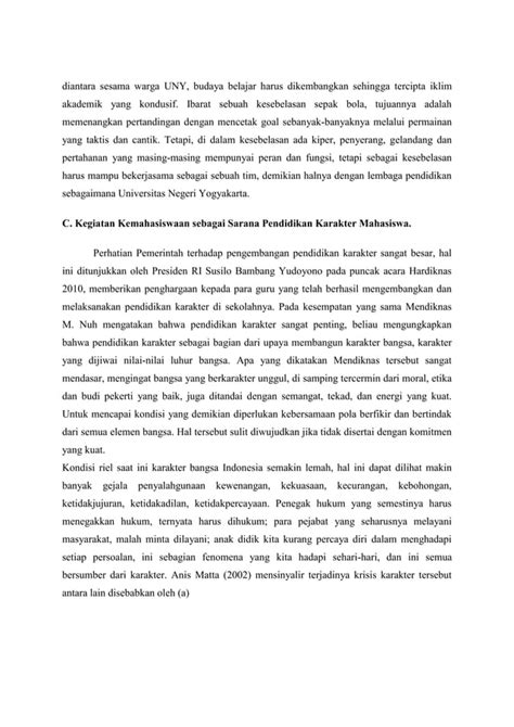 Implementasi Pendidikan Karakter Doc Pdf