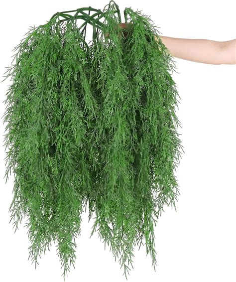 Suncalla 24 Pcs Artificial Hanging Plants 38 Inch