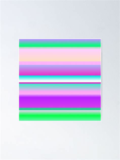 Vaporwave Color Palette Aesthetic Vaporwave Color Palette Poster For Sale By Lausn Redbubble