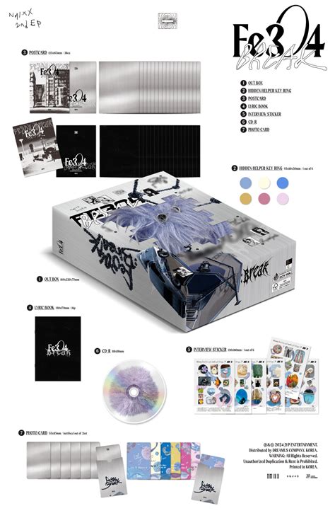Nmixx 2nd Ep Fe3o4 Break Limited Version Kloud K Pop Store