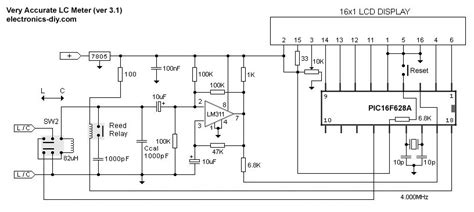 Very Accurate LC Meter Based On PIC16F628A