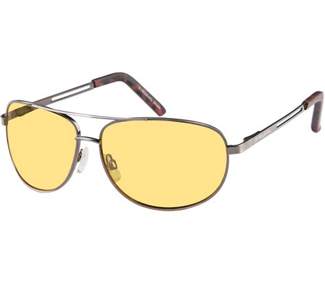 Detroit Night Driving Glasses Gunmetal Tiger Specs