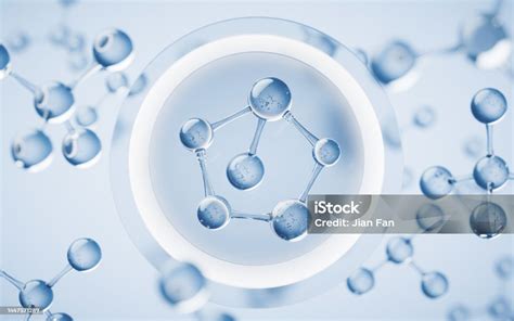 파란색 배경 3d 렌더링을 갖춘 분자 3차원 형태에 대한 스톡 사진 및 기타 이미지 3차원 형태 개념 건강관리와 의술