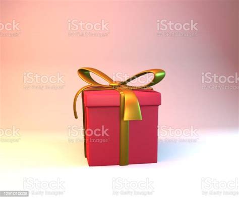 황금 리본으로 3d 기프트 박스 일러스트 황금 리본 선물 상자 일러스트의 3d 렌더링 3차원 형태에 대한 스톡 사진 및 기타 이미지 3차원 형태 개념 공휴일 Istock
