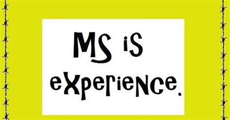 Experience Describing Multiple Sclerosis From A To Z Multiple