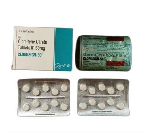 Clomifene Citrate Tablet 50 Mg Packaging Size 10 Pills In 1 Strip At ₹ 86stripe In Nagpur