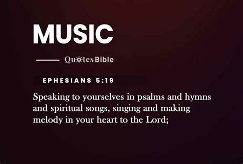 Music Verses From The Bible — Harmonizing Hope Finding Strength In