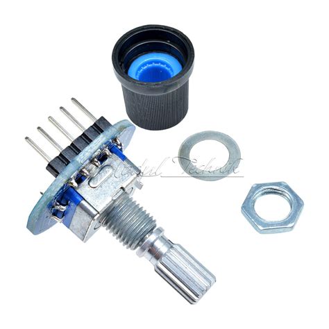 Rotary Encoder Rotating Potentiometer Arduino 5v Knob Cap Digital