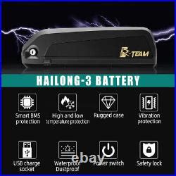 UK Stock 48V 13Ah 1000W Hailong Li Oin Battery Electric Bike Downtube