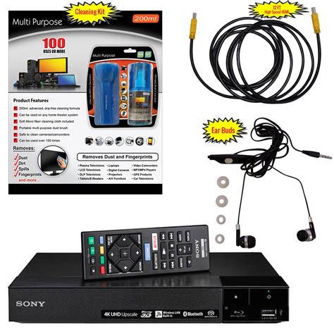 Sony BDP S6700 4K Upscaling 3D Streaming Blu Ray Disc Player With Built